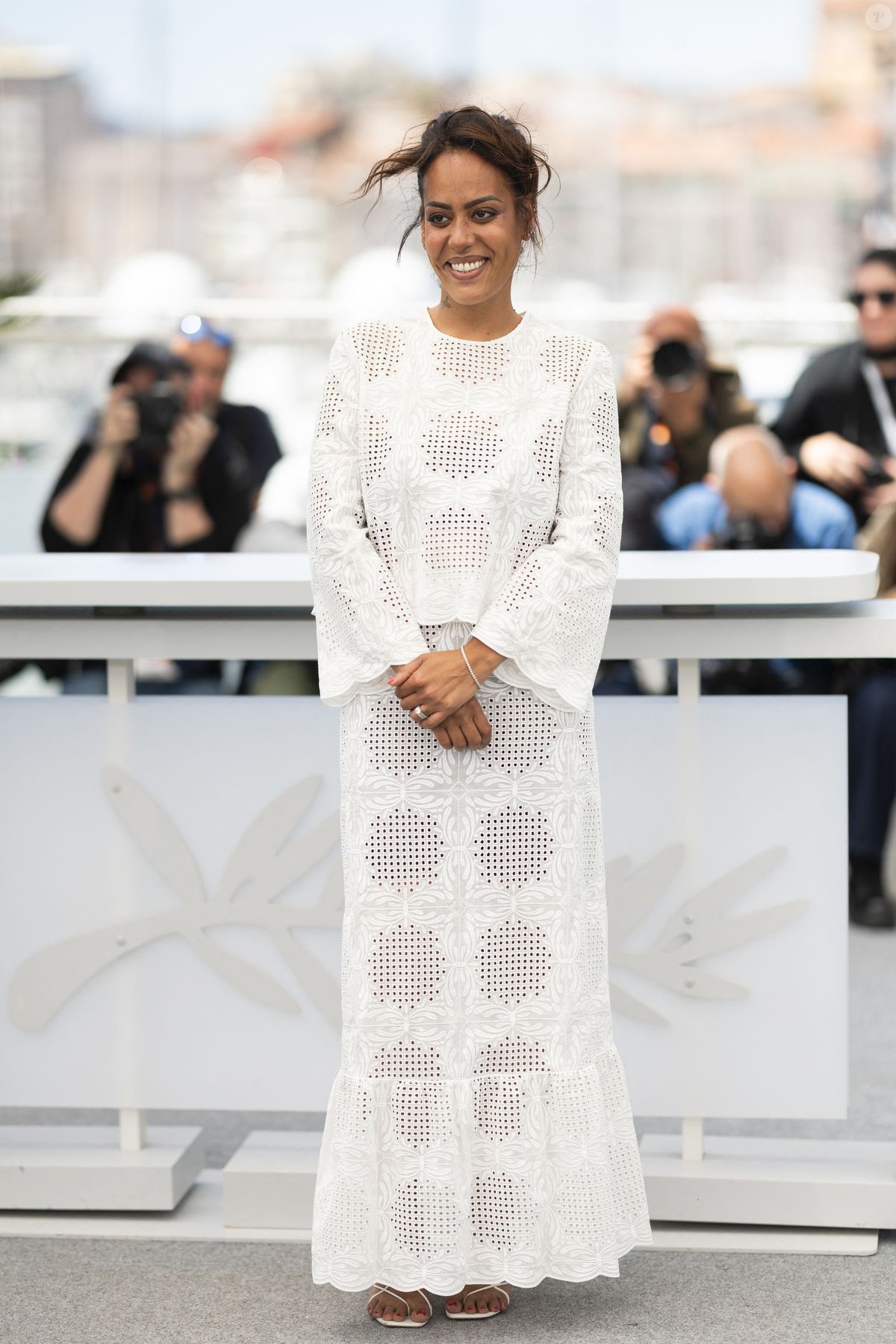 Photo : Amel Bent au photocall du film "Ma Frère" lors du 78ème Festival International du Film ...