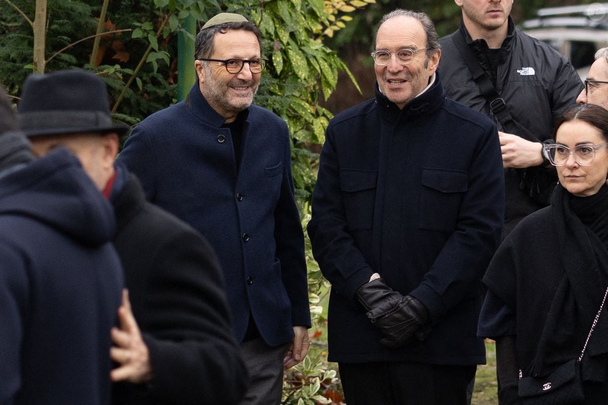 Photo : Arthur et Xavier Niel aux obsèques de Claude Berda qui ont eu ...
