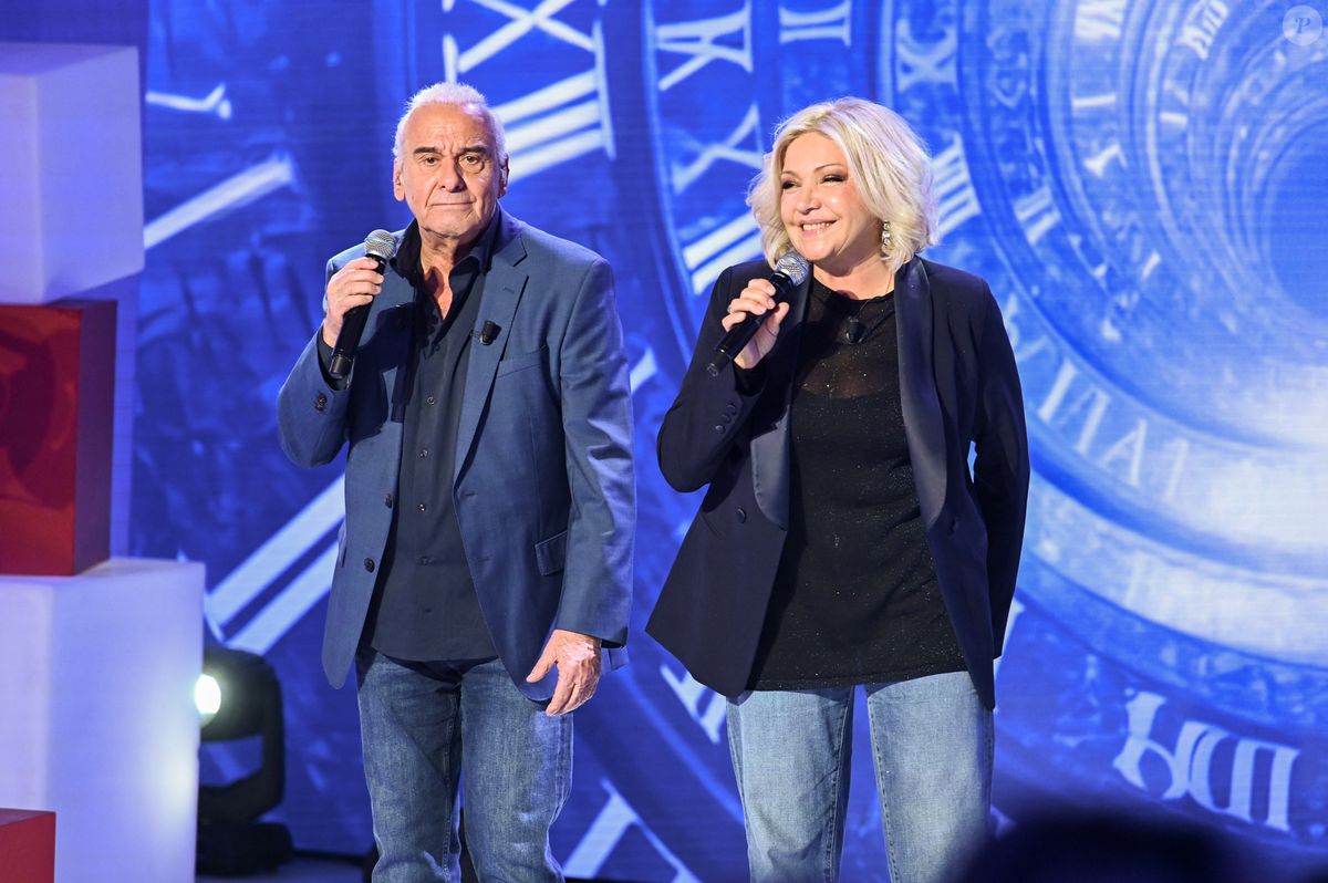 Photo : Exclusif - Michel Fugain et son épouse Sanda - Enregistrement ...