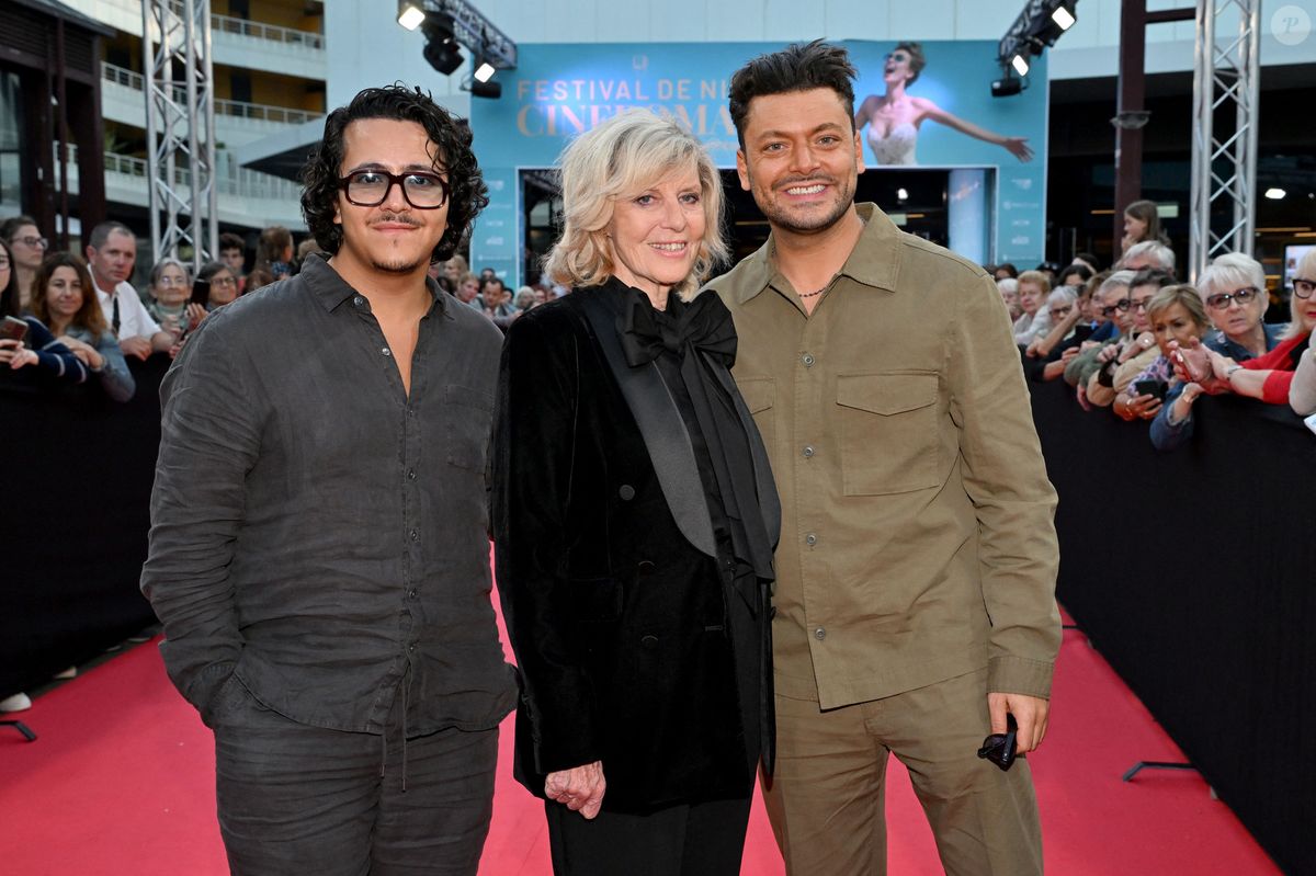 Photo : Brahim Boulhel, Chantal Ladesou et Kev Adams durant le soirée ...