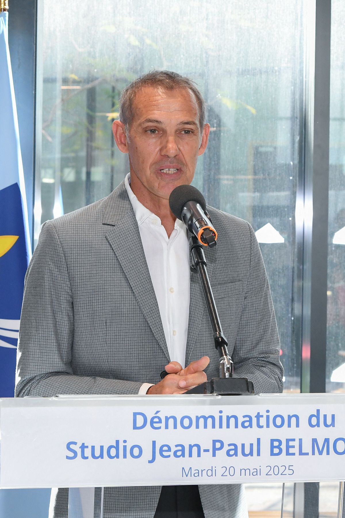 Photo : Exclusif - Paul Belmondo inaugure le studio Jean-Paul Belmondo sur le campus Georges ...