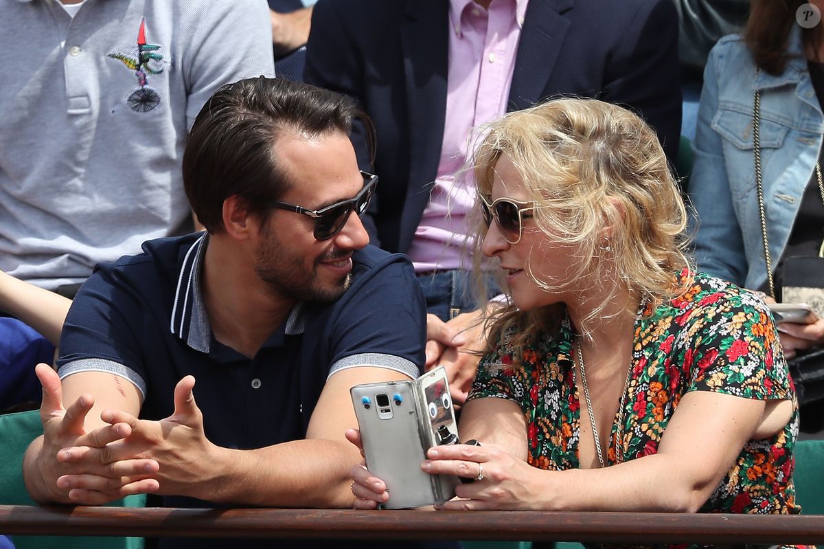 Photo : Marilou Berry et son compagnon Alexis dit Le Diamantaire (artiste street art) - Les ...