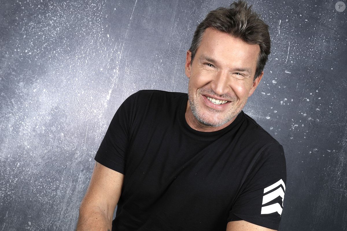 Photo : Portrait de Benjamin Castaldi lors de l'enregistrement de l ...