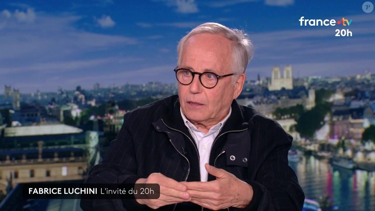 Vidéo : Fabrice Luchini a été repris en direct par Léa Salamé. Capture ...