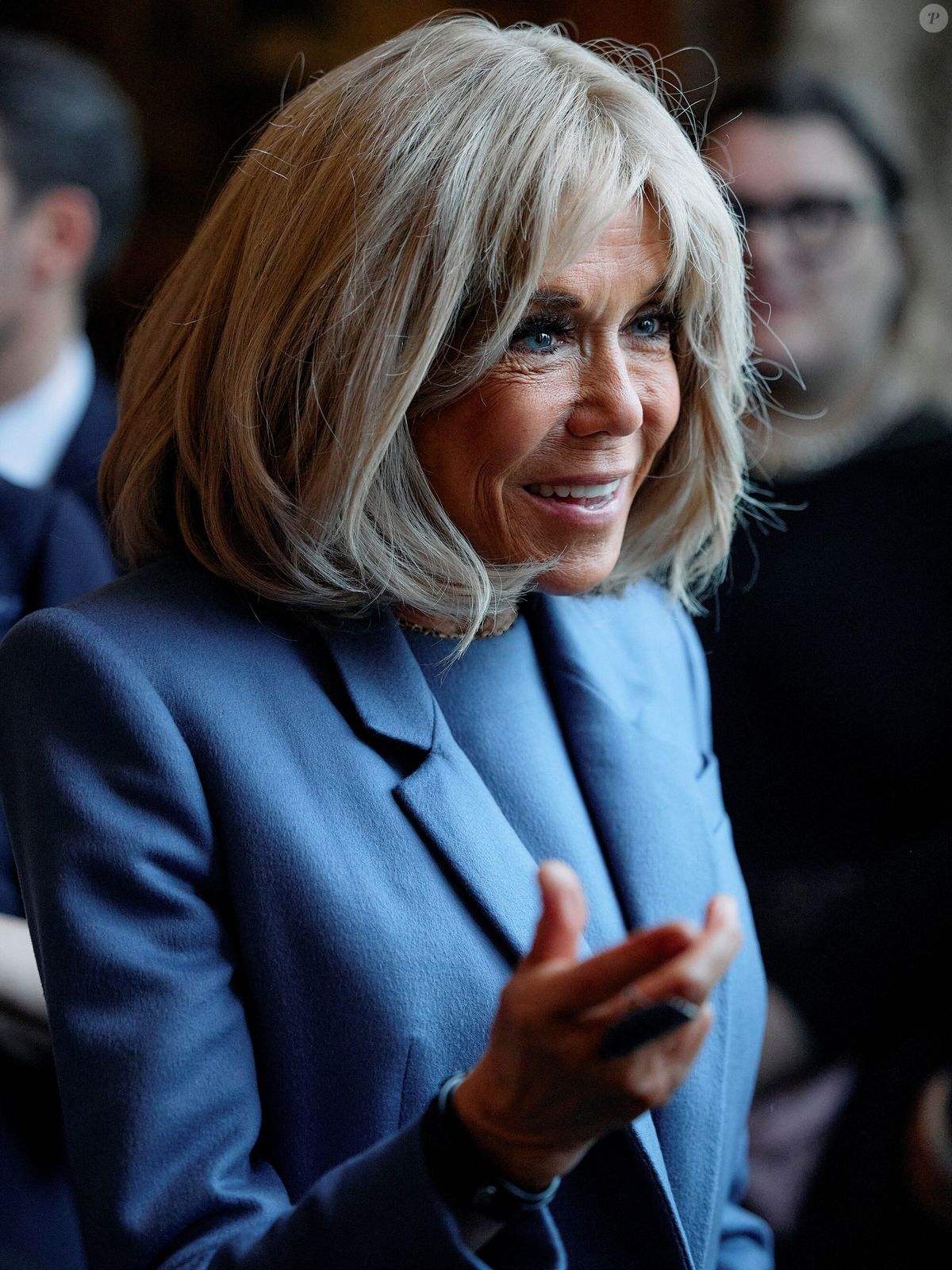 Photo : Brigitte Macron et Camilla Parker Bowles, reine consort d ...