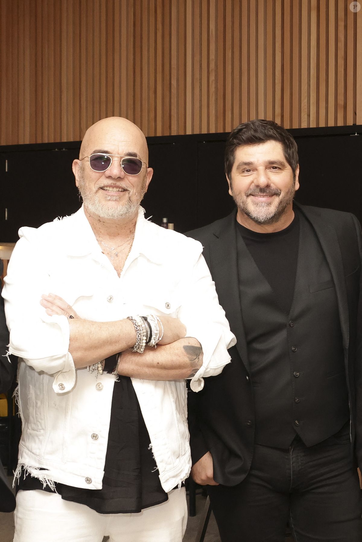 Photo : Exclusif - Pascal Obispo, Patrick Fiori en backstage de l ...