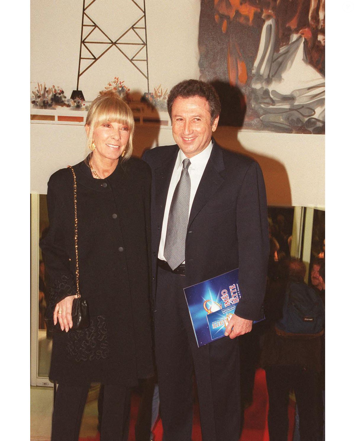 Photo : Dany Saval et Michel Drucker. Photo par Max Colin/ABACAPRESS ...