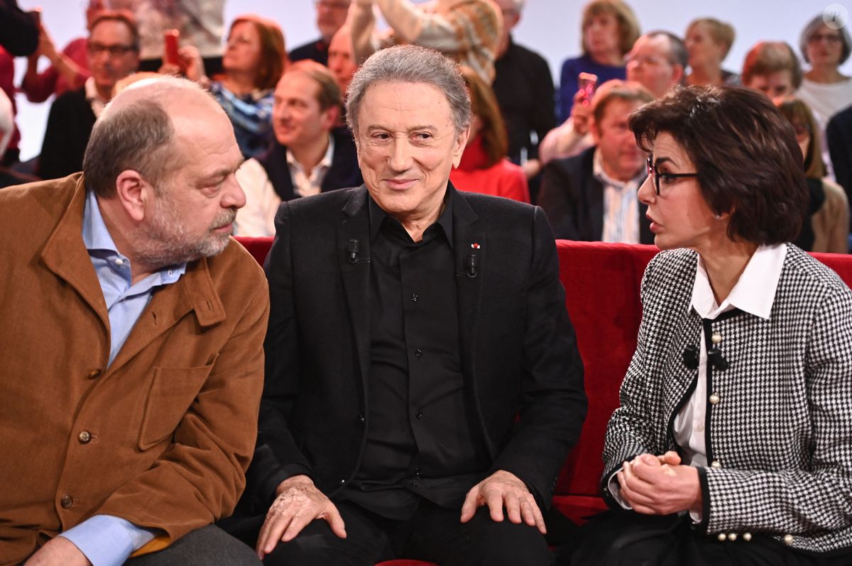 Photo : Exclusif - Eric Dupond-Moretti , Michel Drucker et Rachida Dati ...