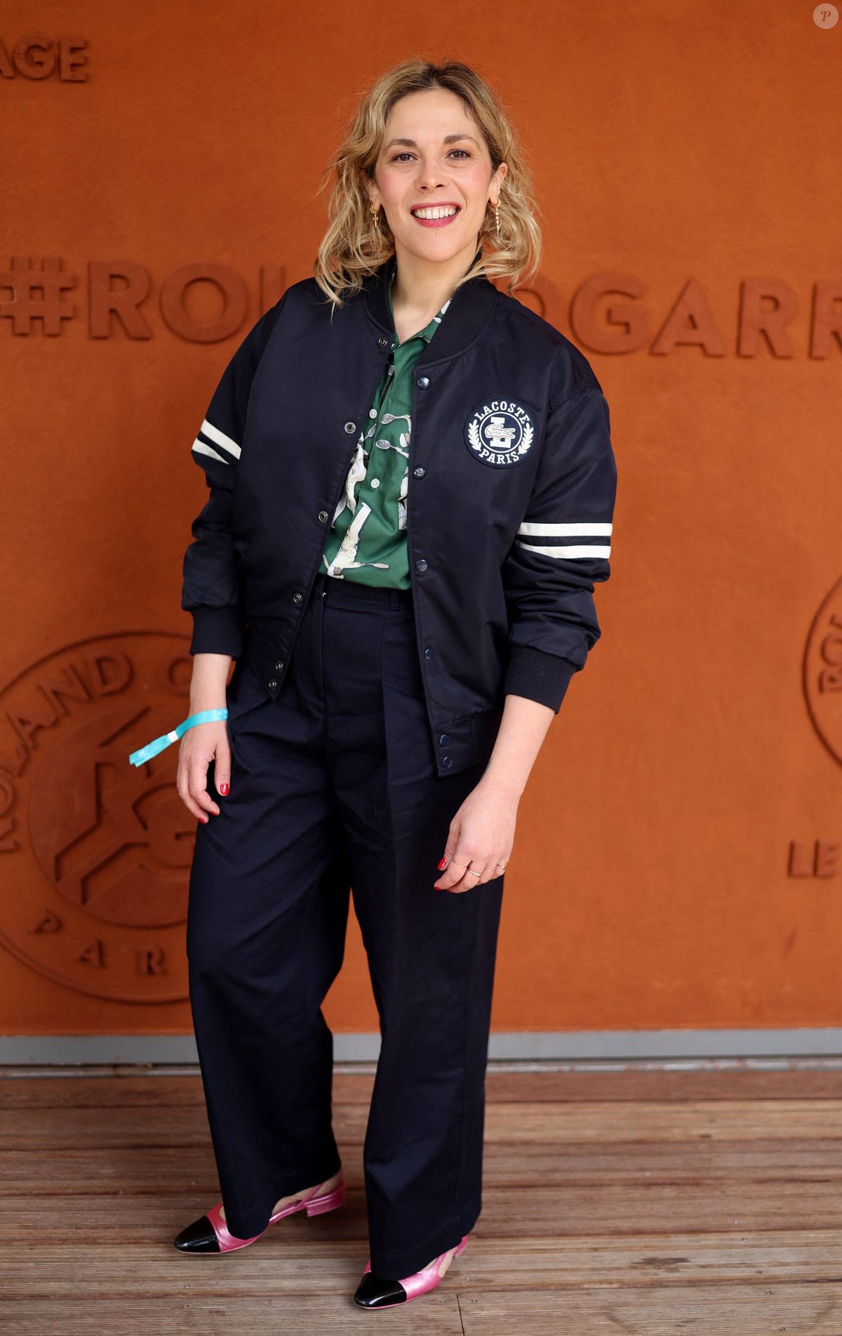 Photo : Alysson Paradis au village lors des Internationaux de France de Tennis de Roland Garros ...