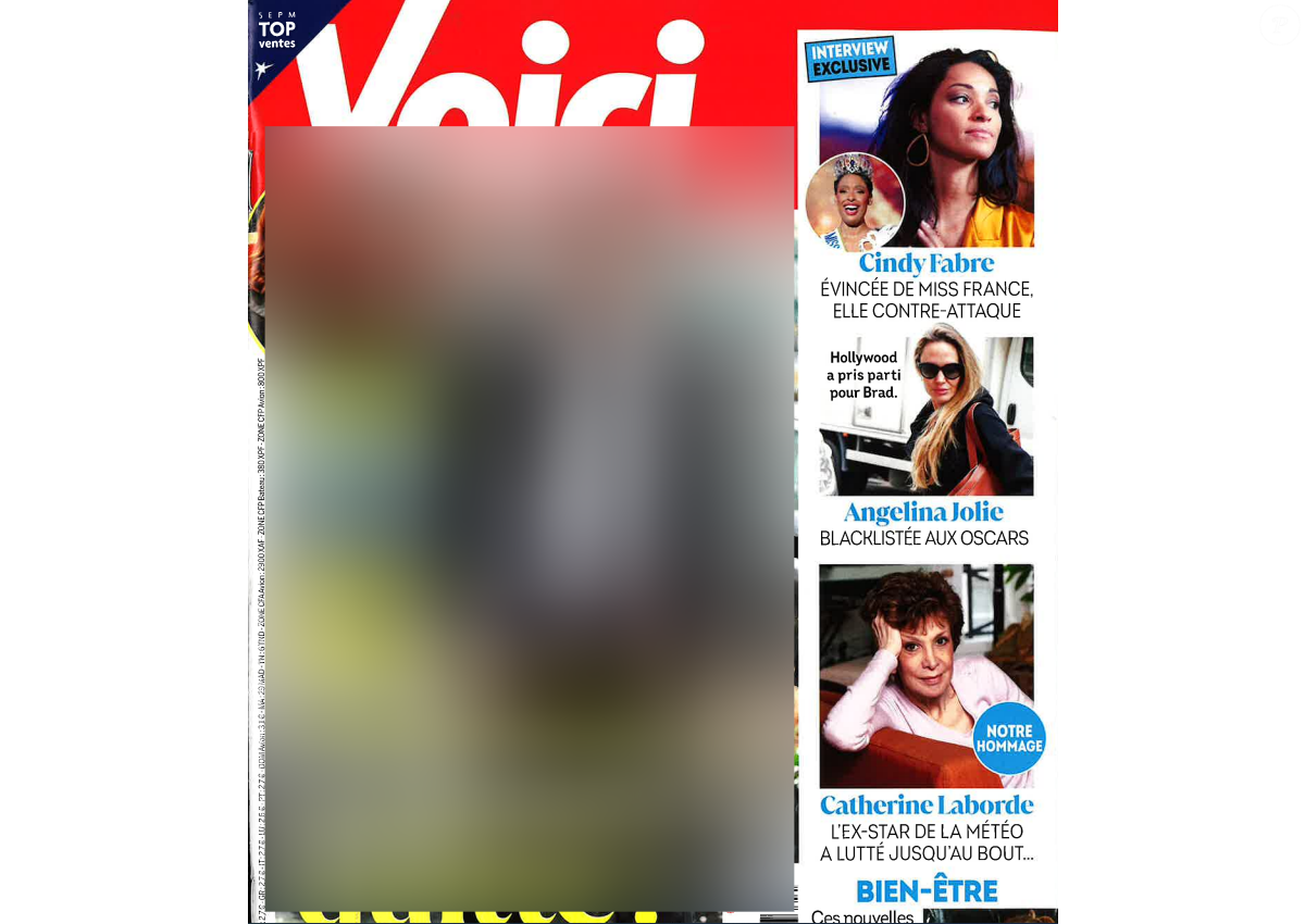 Photo : Nouvelle couverture du magazine Voici, paru le 31 janvier 2025 ...