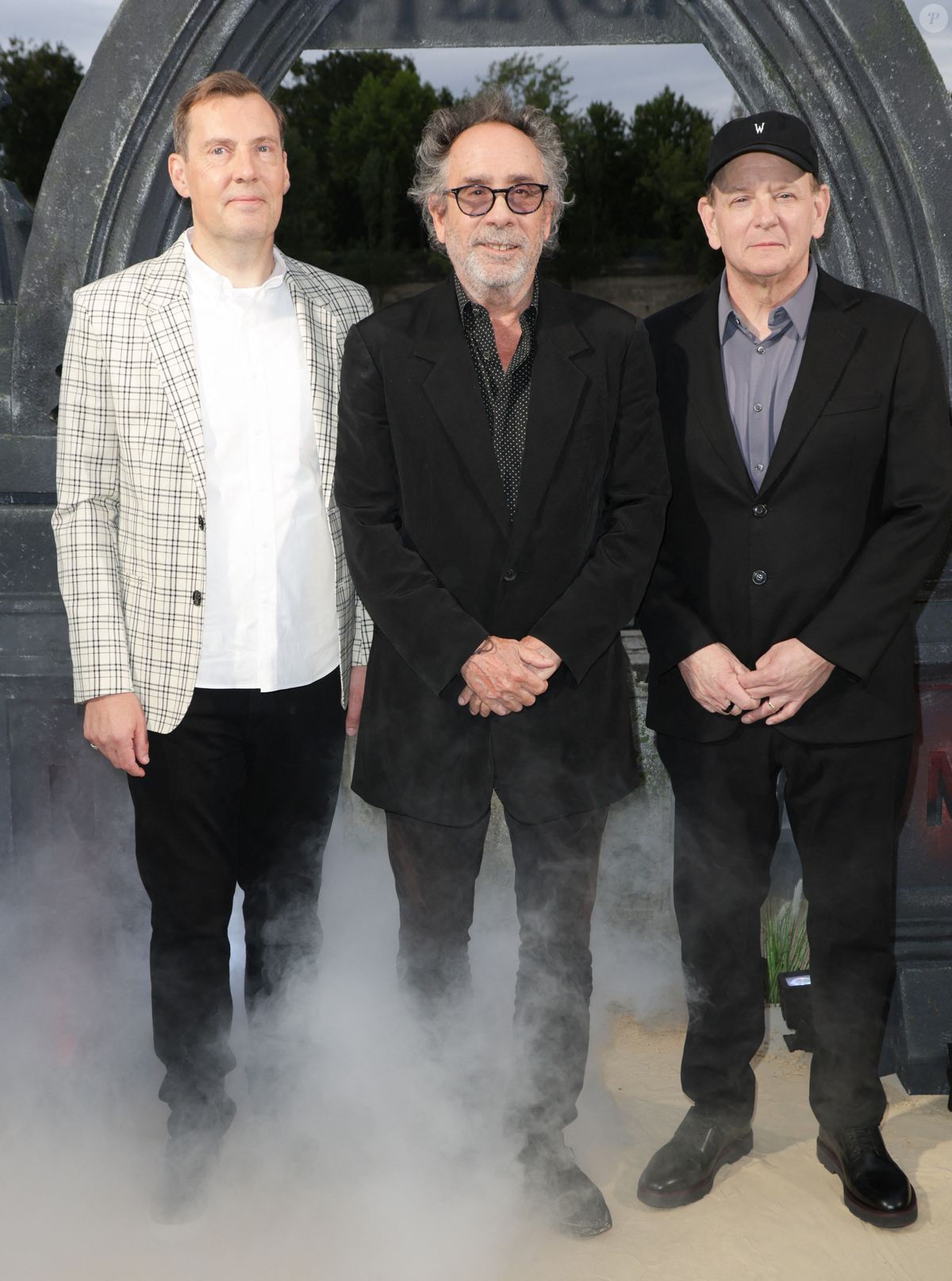 Photo : Miles Millar, Tim Burton et Alfred Gough - Première de la ...