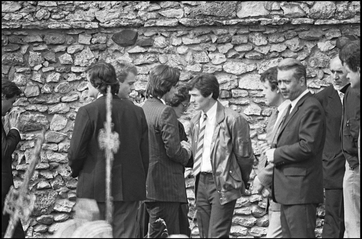 Photo : Archives - Proches de Romy Schneider dont Laurent Pétin, Michel Piccoli, à son ...