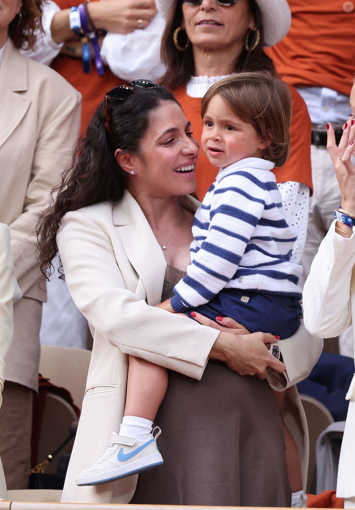 Photo : Xisca Perello et Rafael Junior - Hommage à Rafael Nadal lors ...