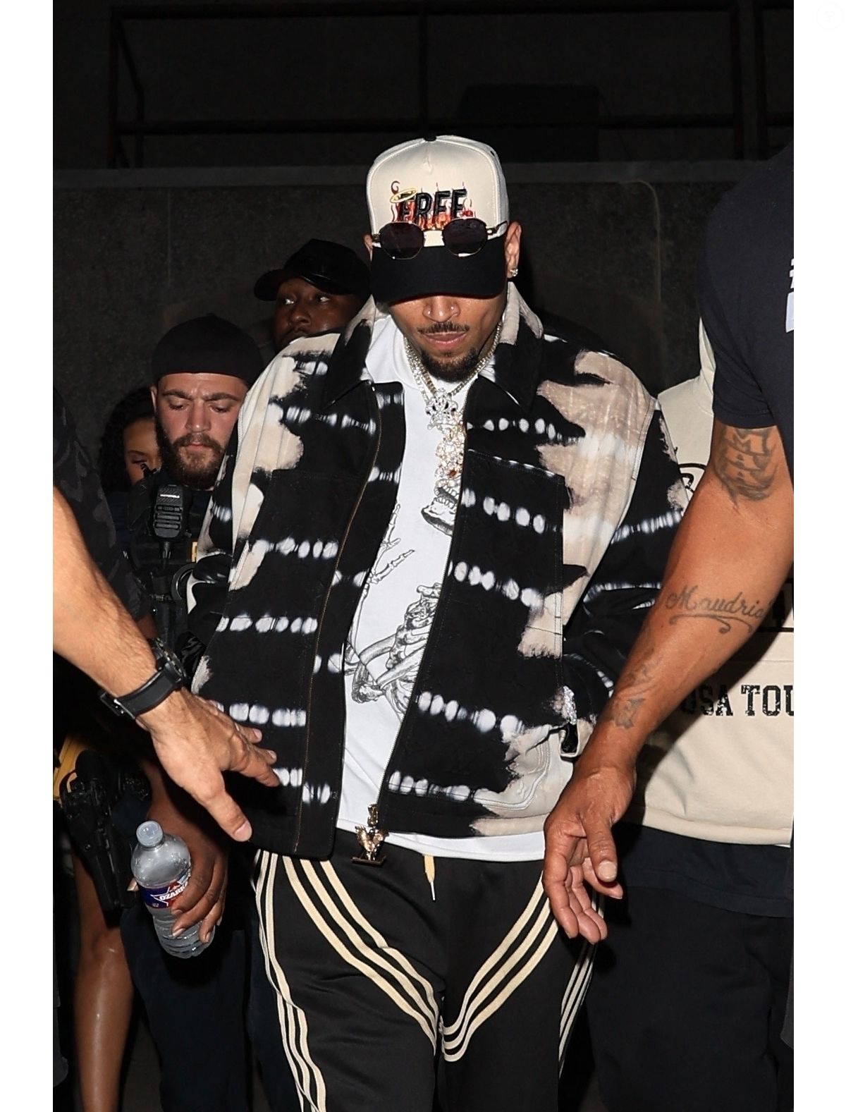 Photo : Chris Brown au Toyota Center de Houston Backgrid USA ...