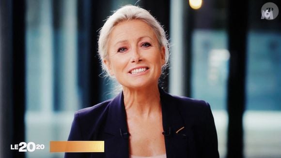Photo : Captures d'écran de la première émission de Anne-Sophie Lapix "20 20" sur M6 avec son ...