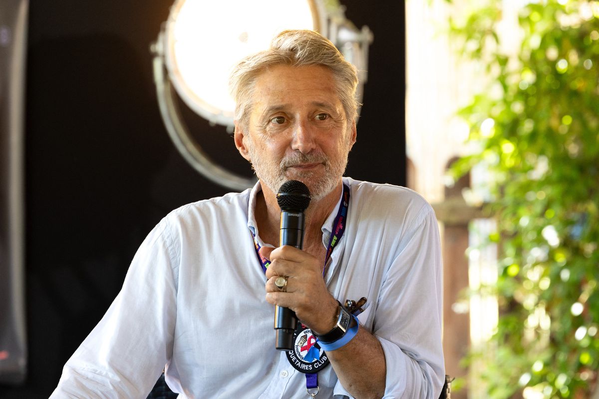 Photo : Antoine de Caunes lors de la conférence de presse du festival ...