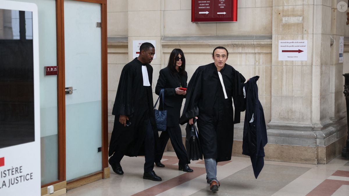 Photo : Isabelle Adjani arrive pour la tenue de son procès en appel ...