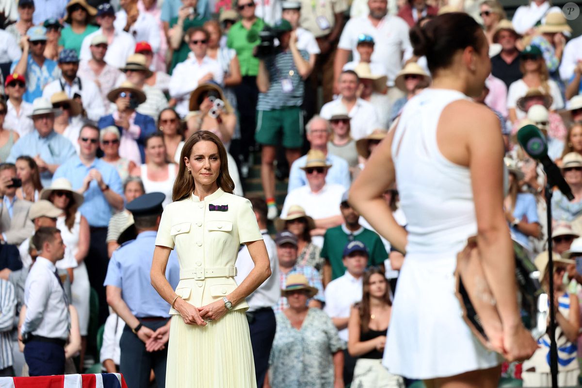 Photo : Kate Middleton, princesse de Galles, lors de la finale femme de ...