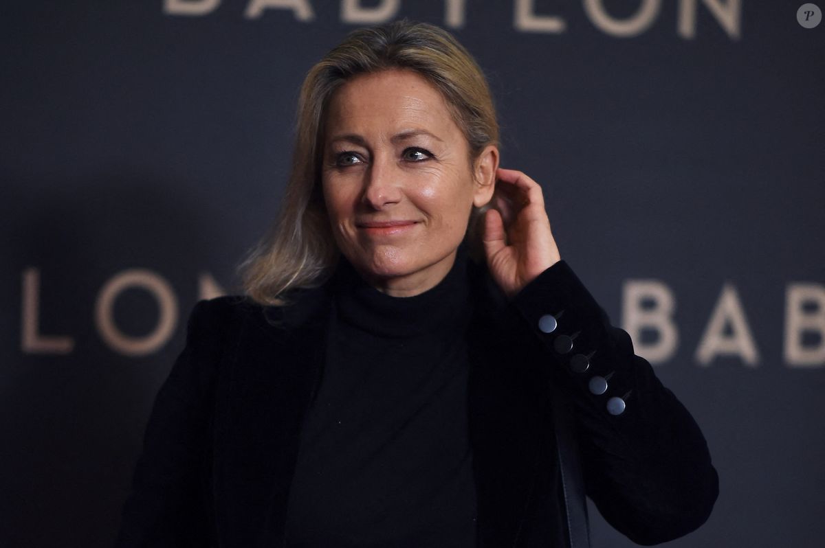Photo : Anne-Sophie Lapix , lors de la première française de Paramount ...