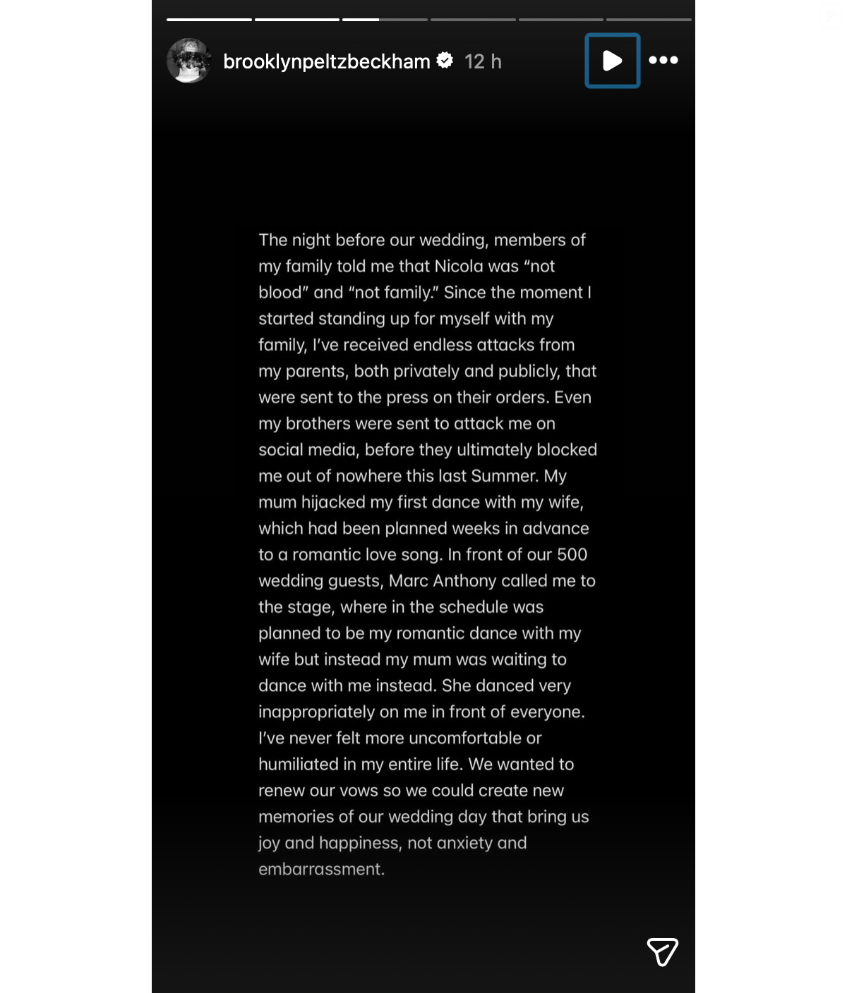 Photo : Capture Instagram Brooklyn Beckham - Purepeople