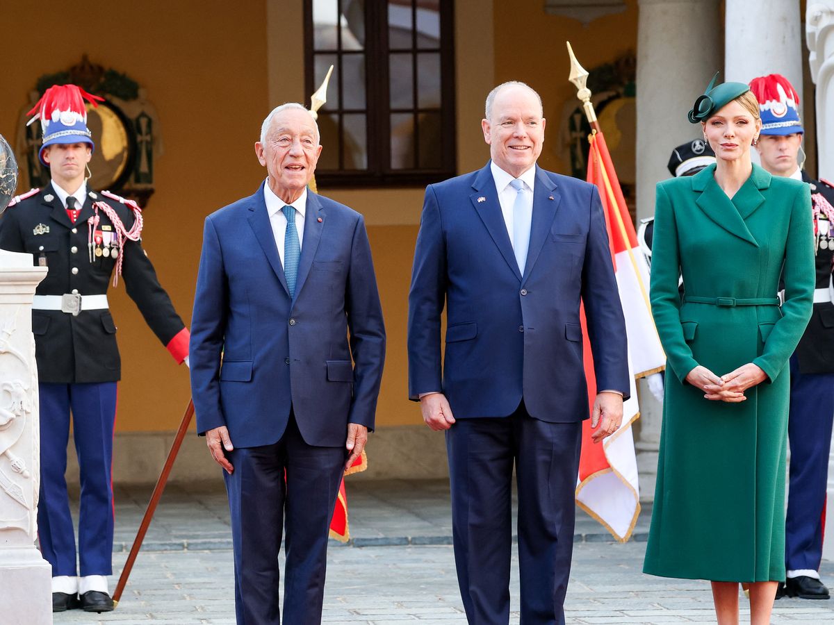 Photo : Marcelo Rebelo de Sousa, président du Portugal, le prince ...