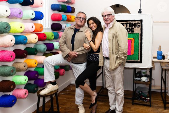 Photo : Exclusif - Christophe Dechavanne, sa fille Ninon Dechavanne et Patrice Carmouze à l ...