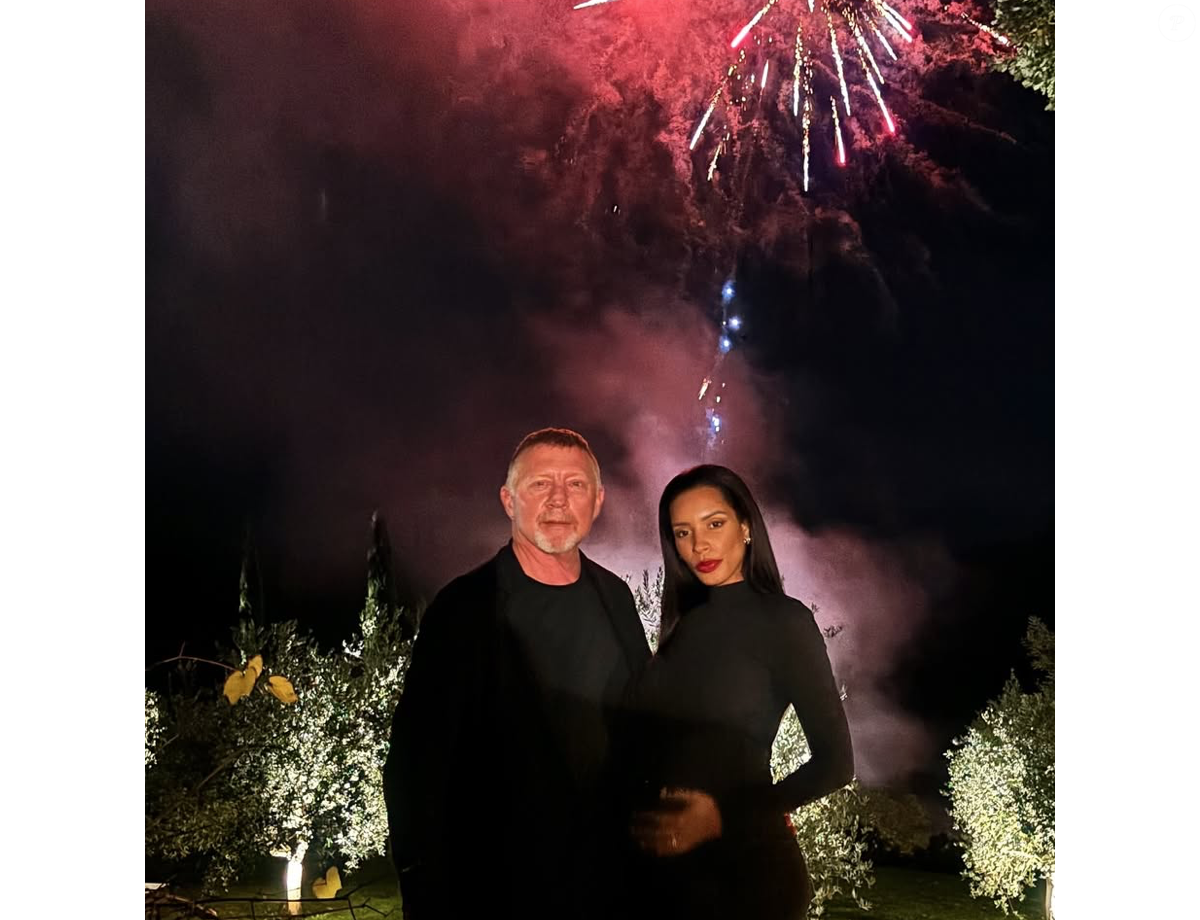 Photo : Boris Becker et son épouse. Capture Instagram Boris Becker ...