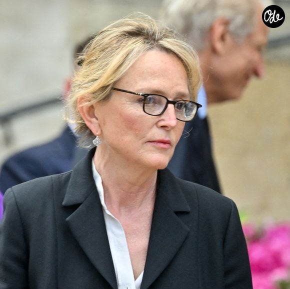 Claude Chirac entourée de son mari et de son fils Martin pour le ...
