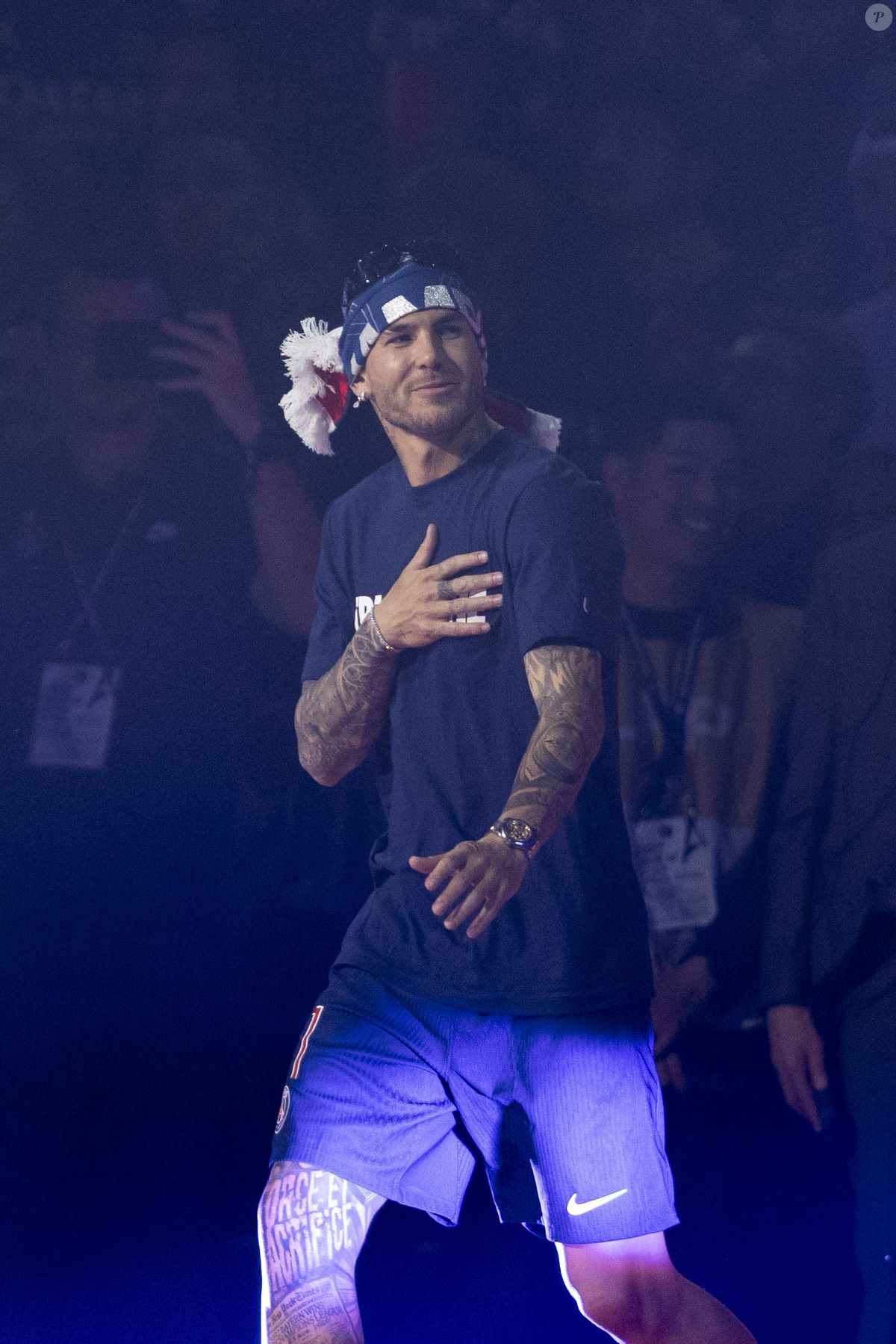 Photo : Lucas Hernandez - Les joueurs du PSG célèbrent leur titre de ...
