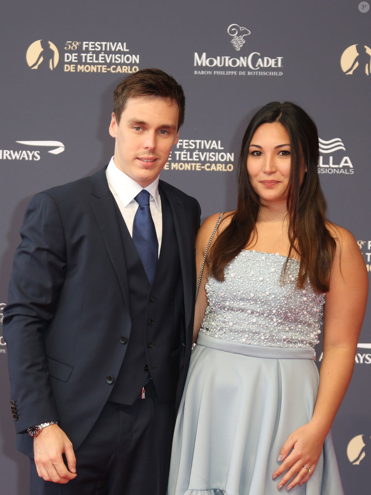 Photo : Louis Ducret et sa fiancée Marie Chevallier lors de l'ouverture ...