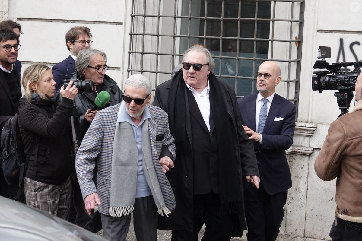 Photo : Gérard Depardieu et le paparazzi Rino Barillari se réconcilient ...