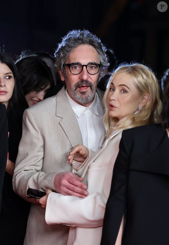 Photo : Emmanuelle Beart et son compagnon Frédéric Chaudier - Photocall ...