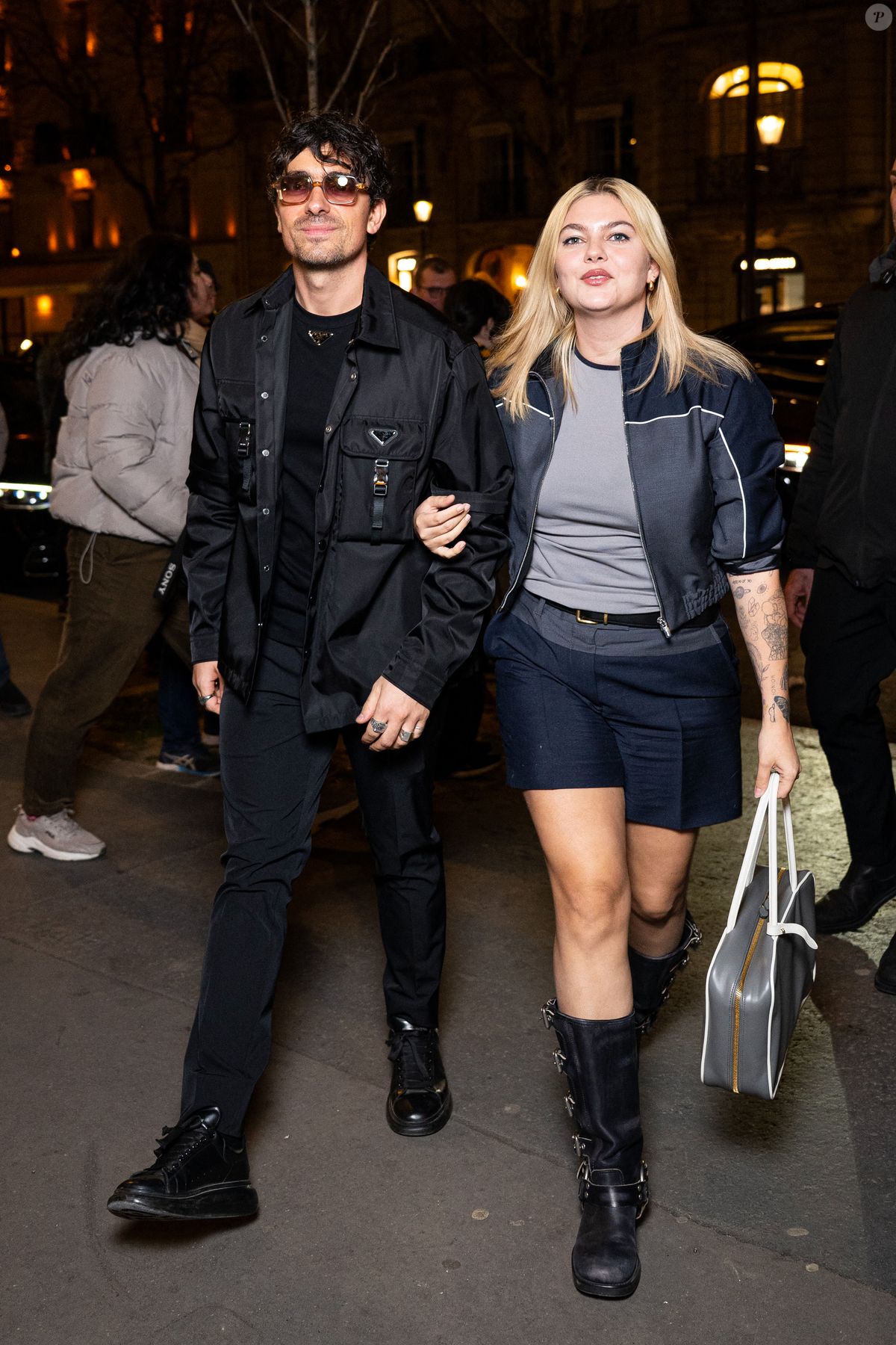 Photo : Louane Emera et son fiancé Florian Rossi à l'after party de la ...
