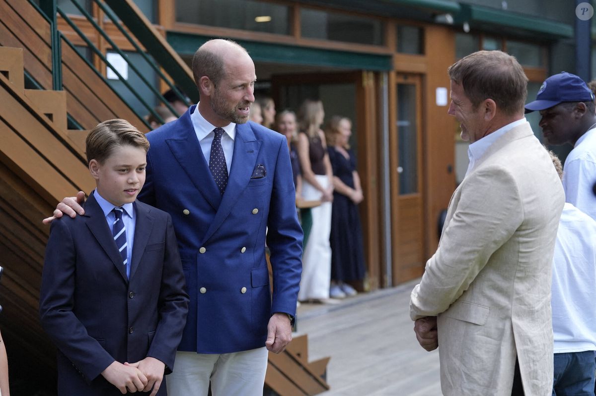 Photo : Le prince William et le prince George rencontrent Steve ...
