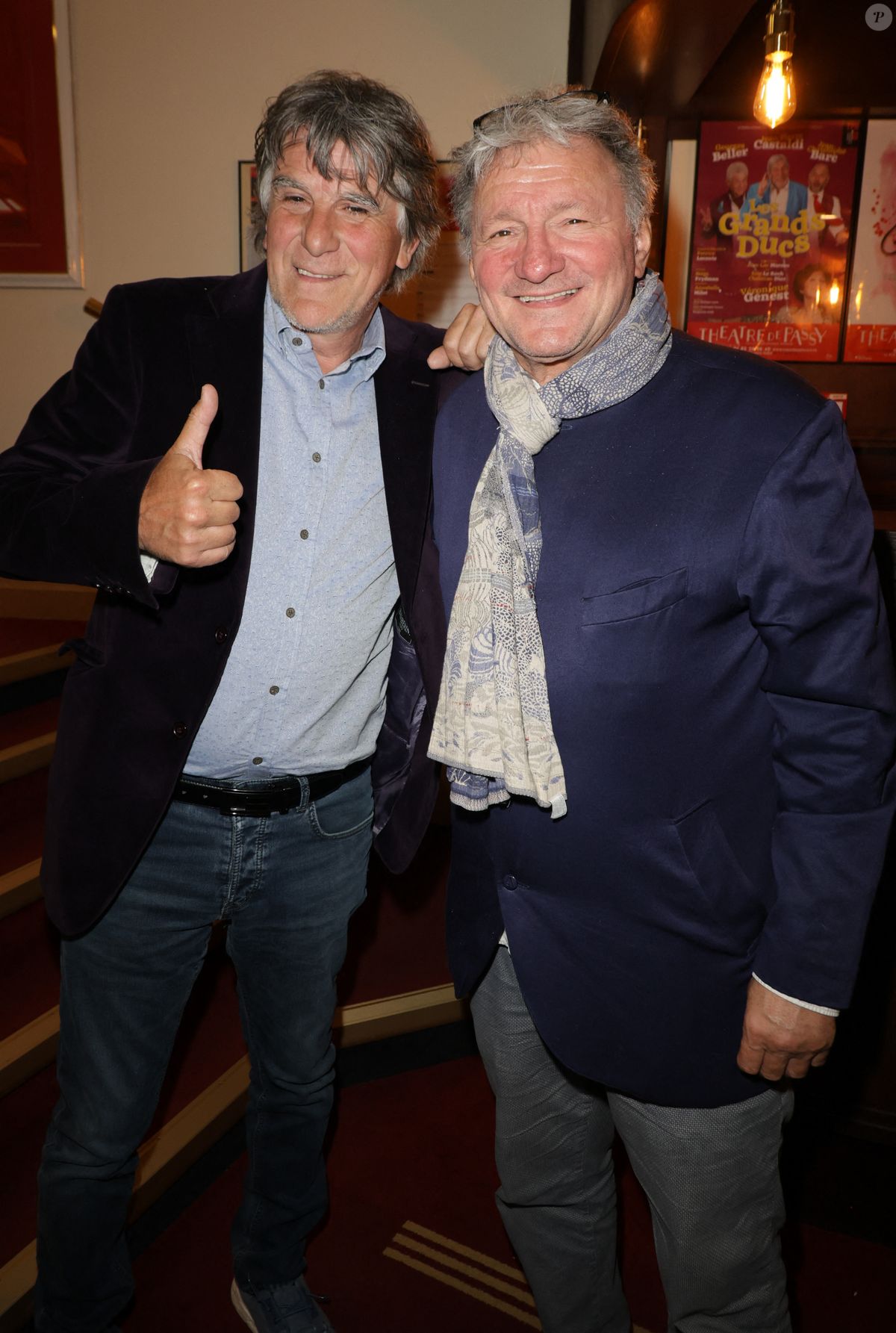 Photo : Tex et Patrick Adler - Anniversaire surprise de Popeck à l ...