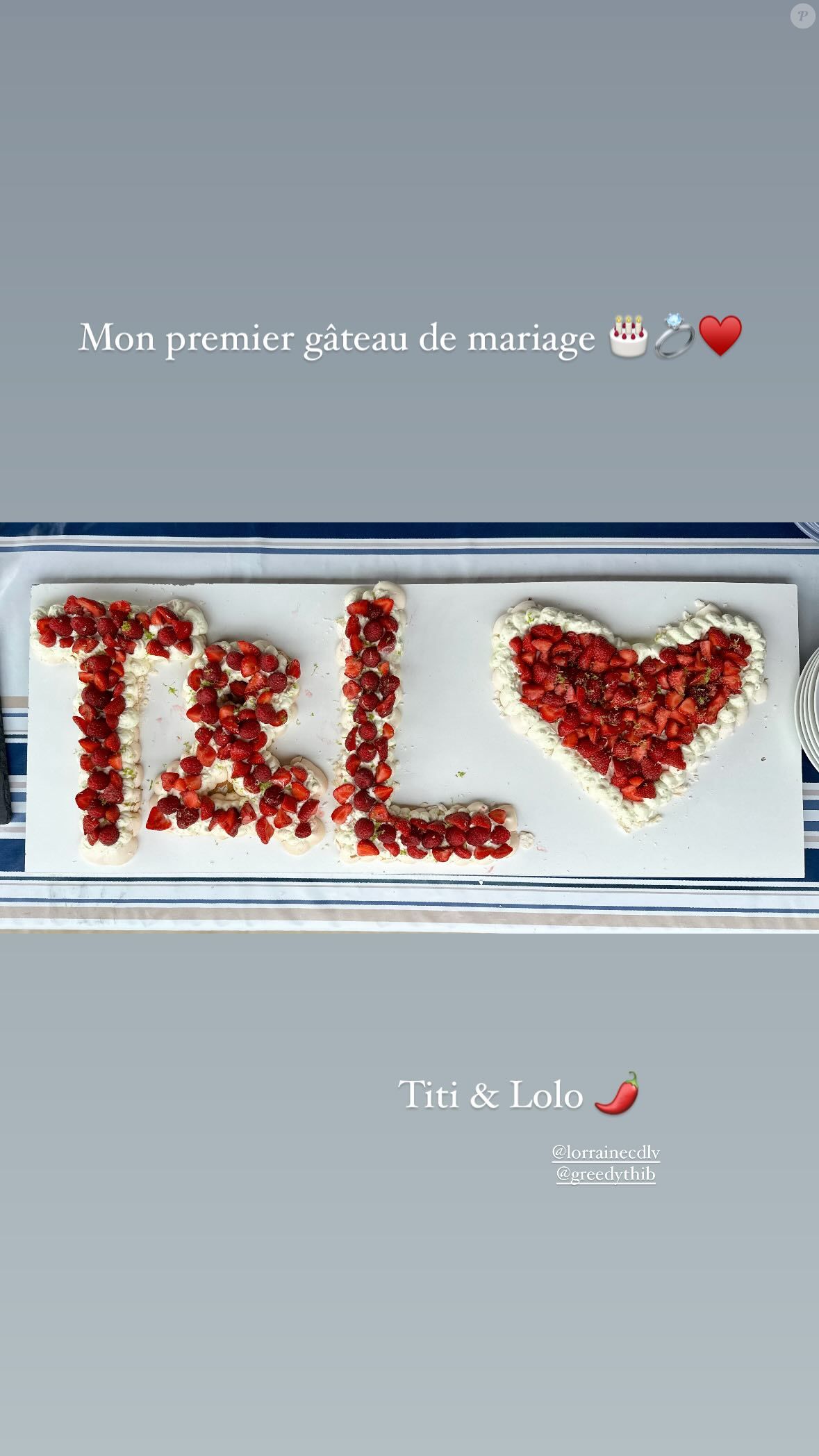 Photo : Valentine Sled fait son premier gâteau de mariage ©Sled et ...