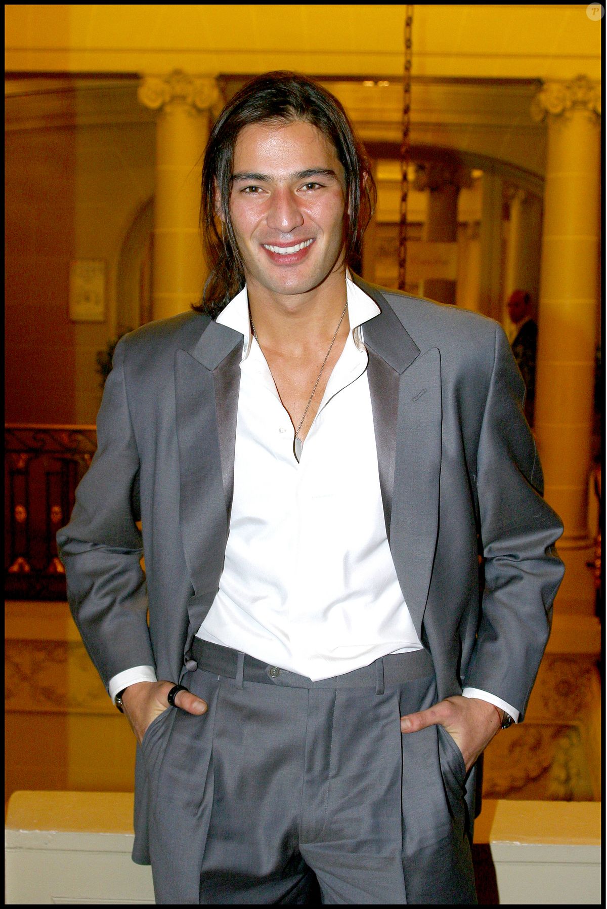 Photo : Une scène qui n'est pas sans rappeler celle d'un autre candidat ...