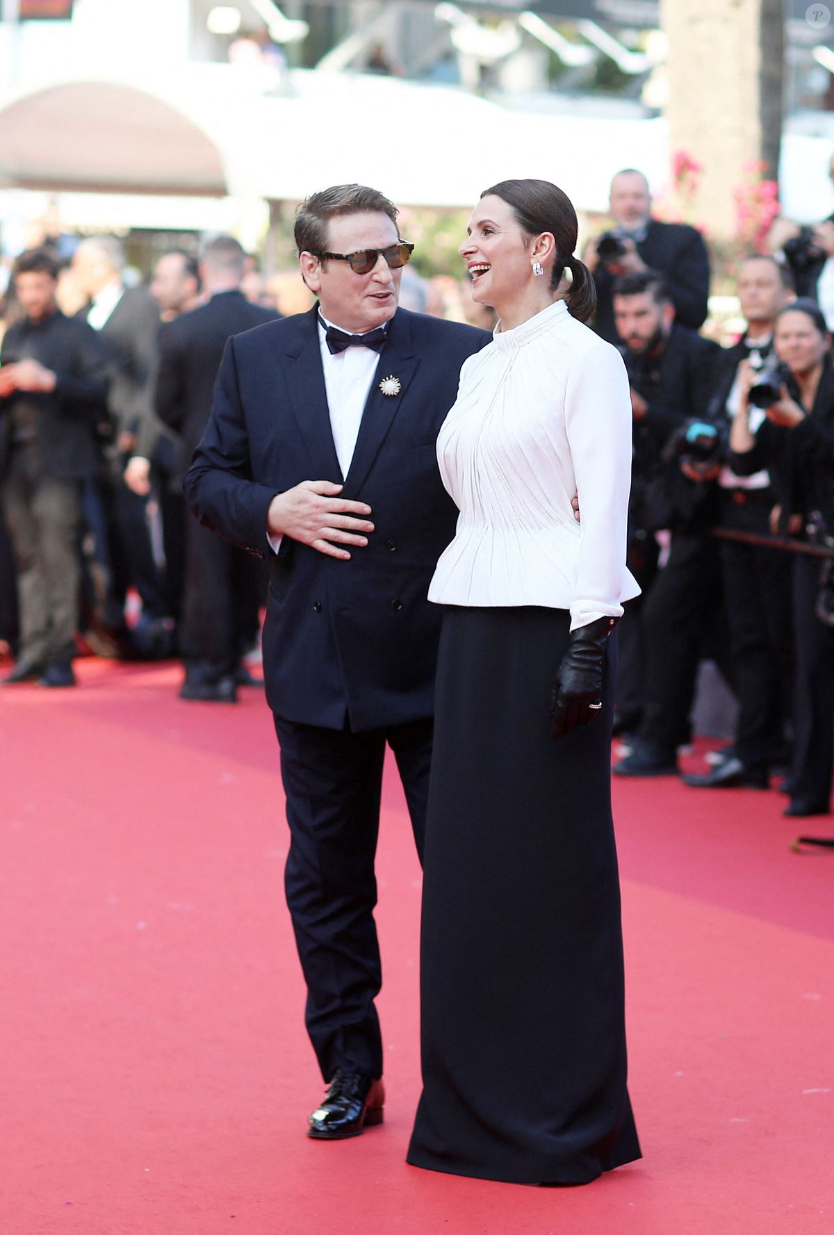 Photo : Benoît Magimel, Juliette Binoche - Montée des marches du film ...