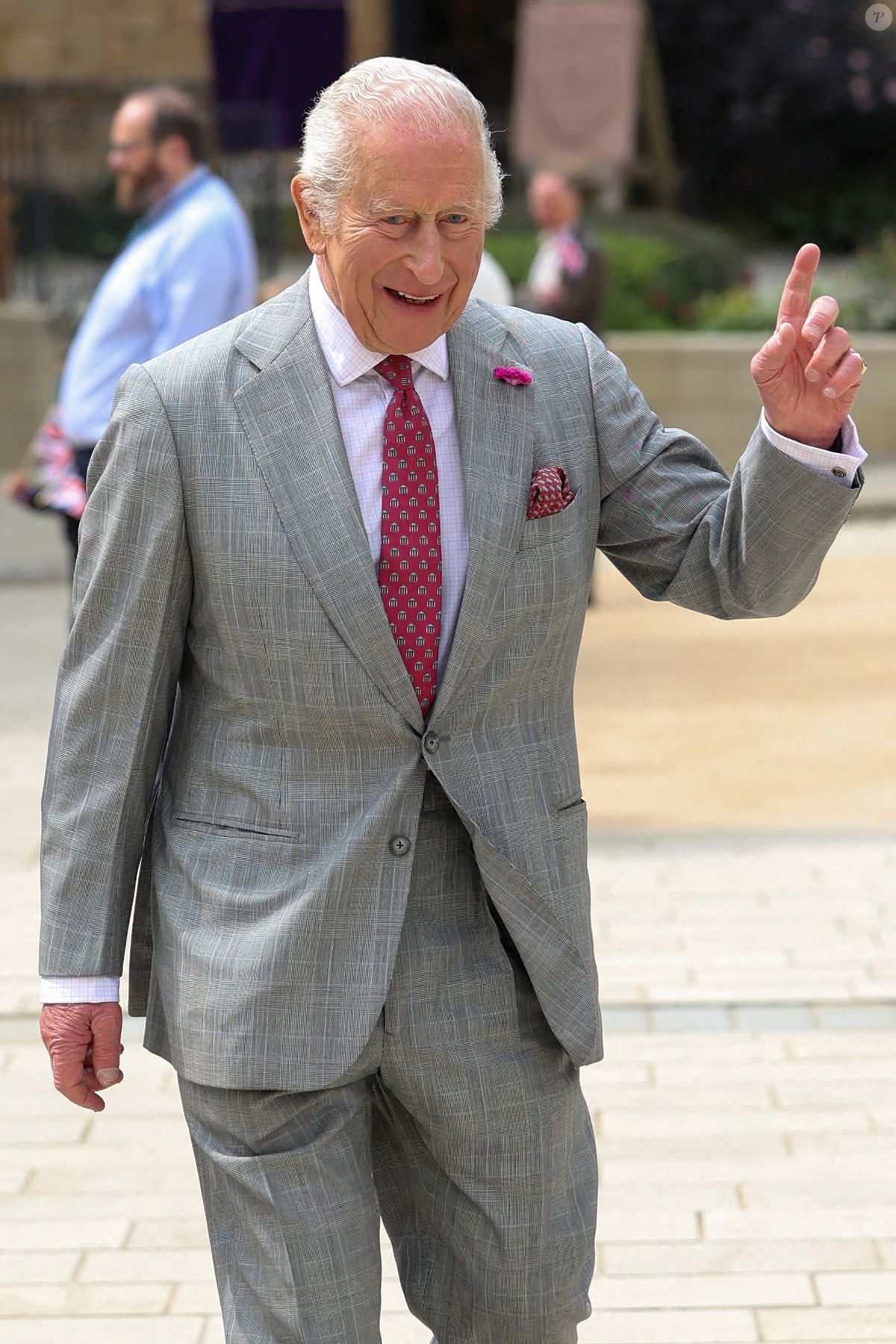 Photo : Le roi Charles III d'Angleterre à la Cérémonie des clés au ...