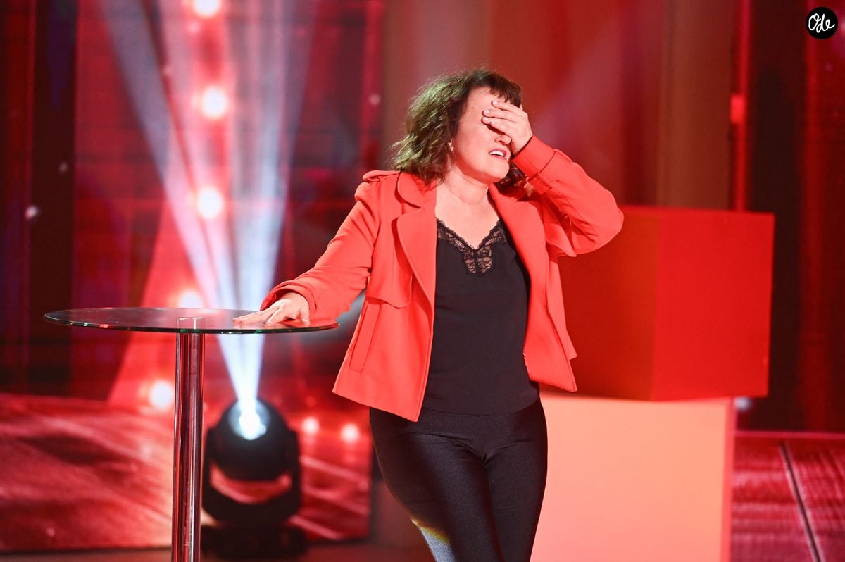 Photo : Exclusif - Anne Roumanoff lors de l'enregistrement de l ...