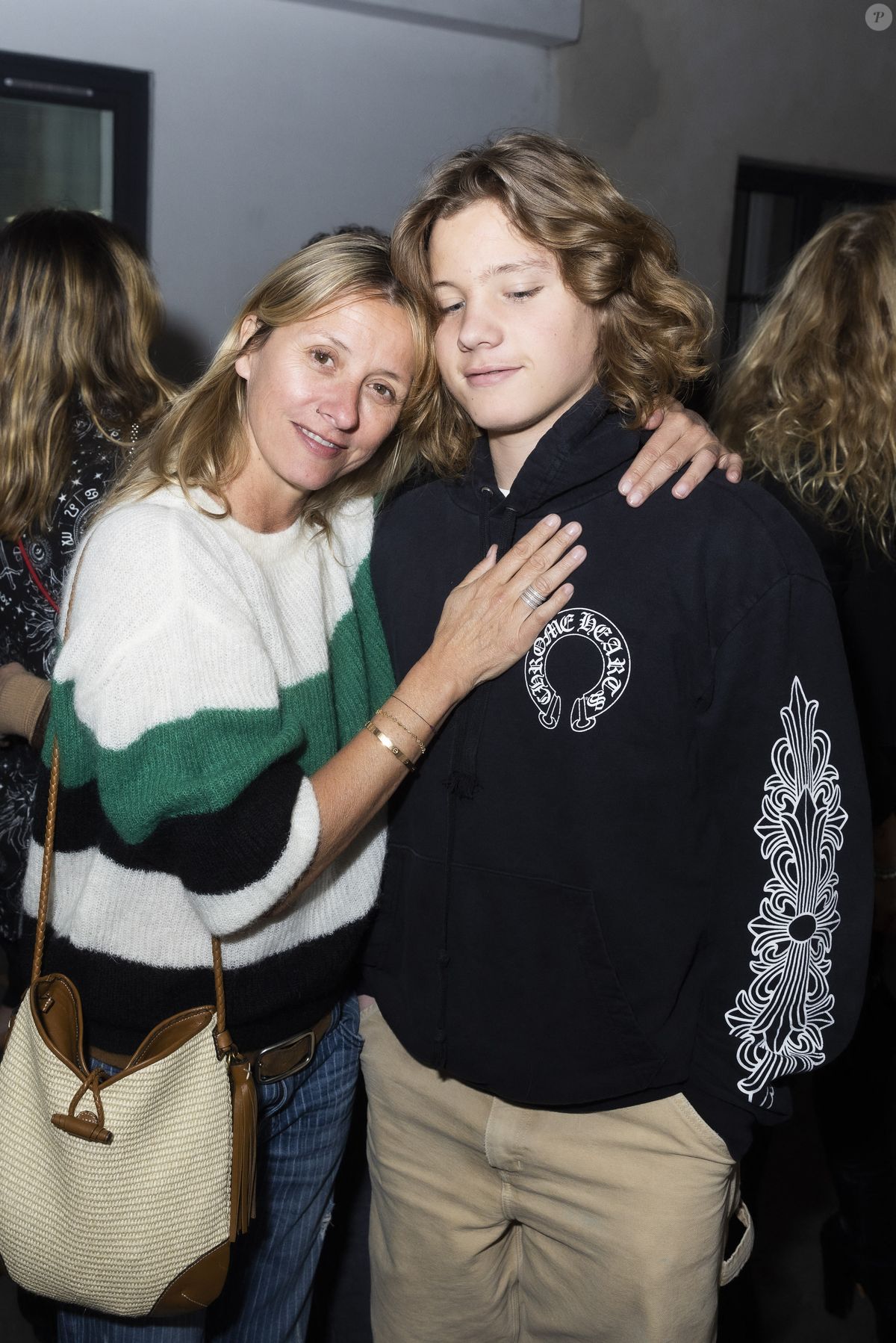 Photo : Exclusif - Sarah et son fils Roman Lavoine - Cocktail Chez Marc ...