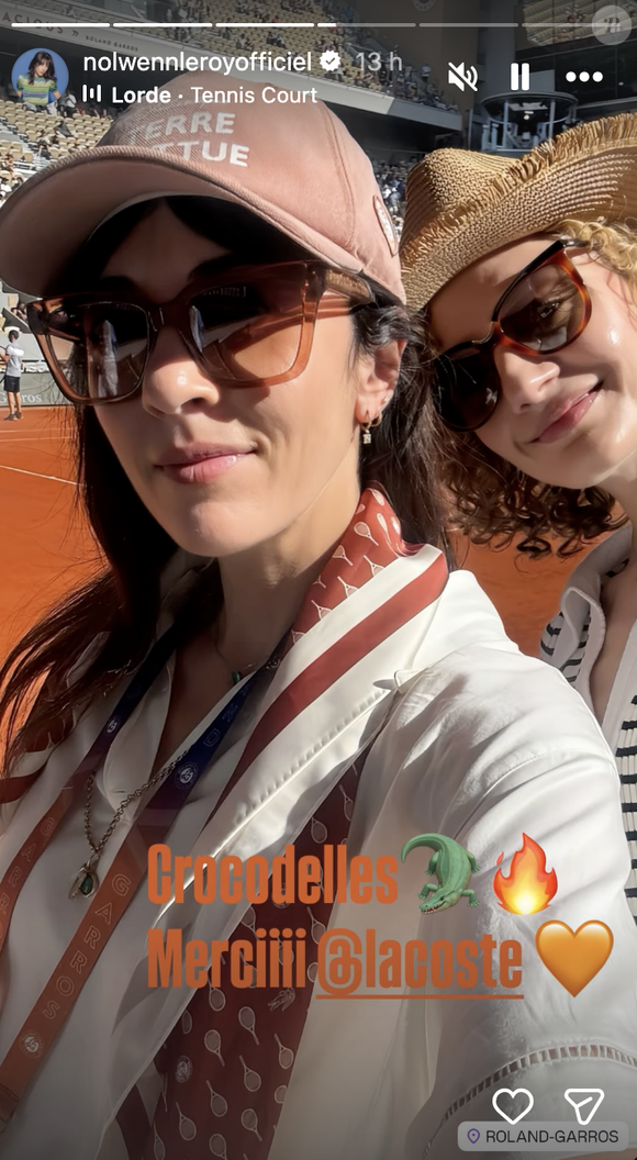 Nolwenn Leroy aperçue à Roland-Garros : la compagne d’Arnaud Clément ...
