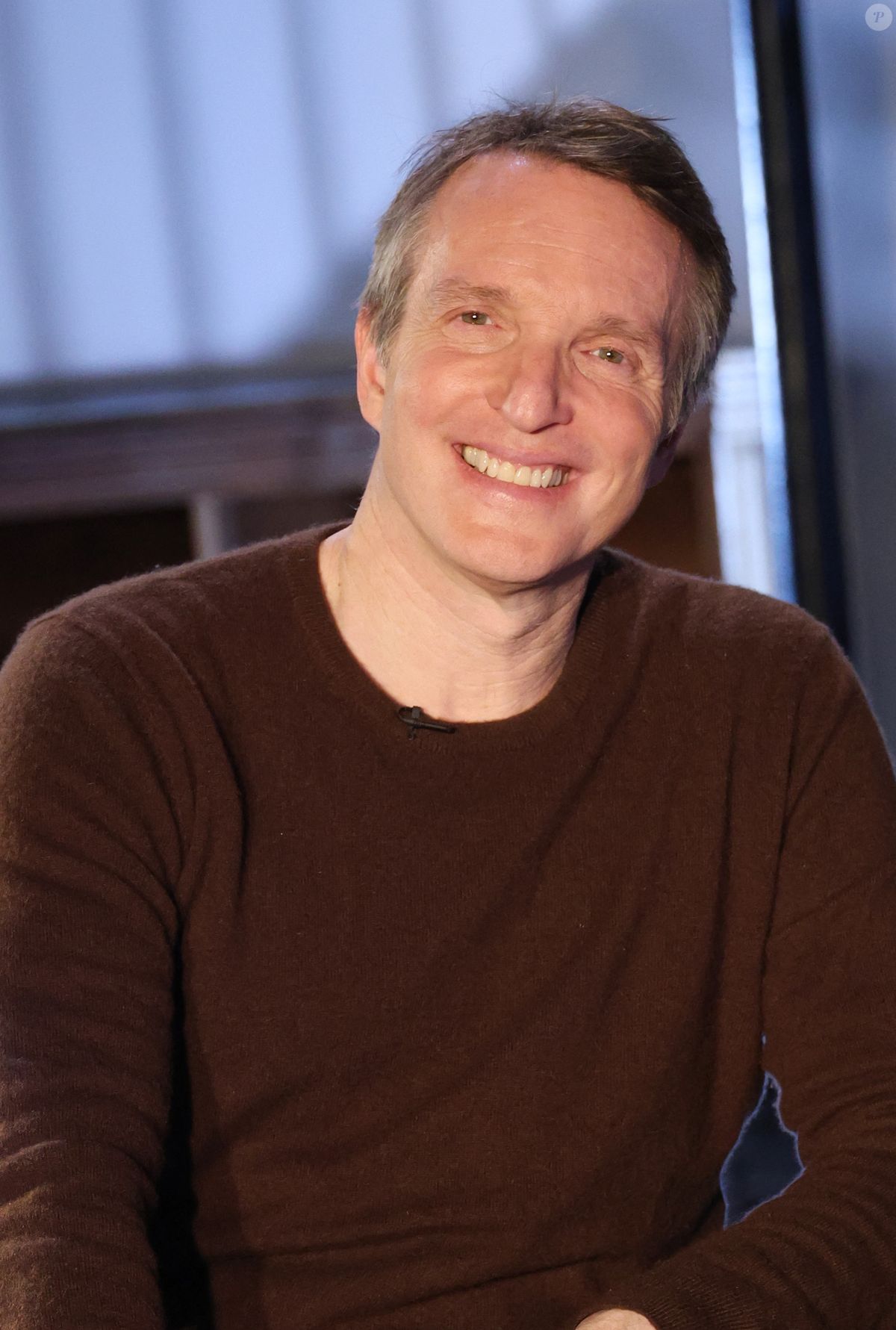 Photo : Stéphane Rotenberg, lors de l'enregistrement de l'émission ...