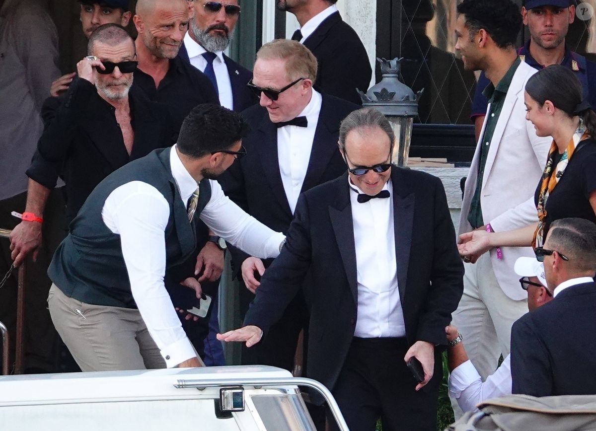 Photo : Francois-Henri Pinault et Xavier Niel lors du mariage de Jeff ...