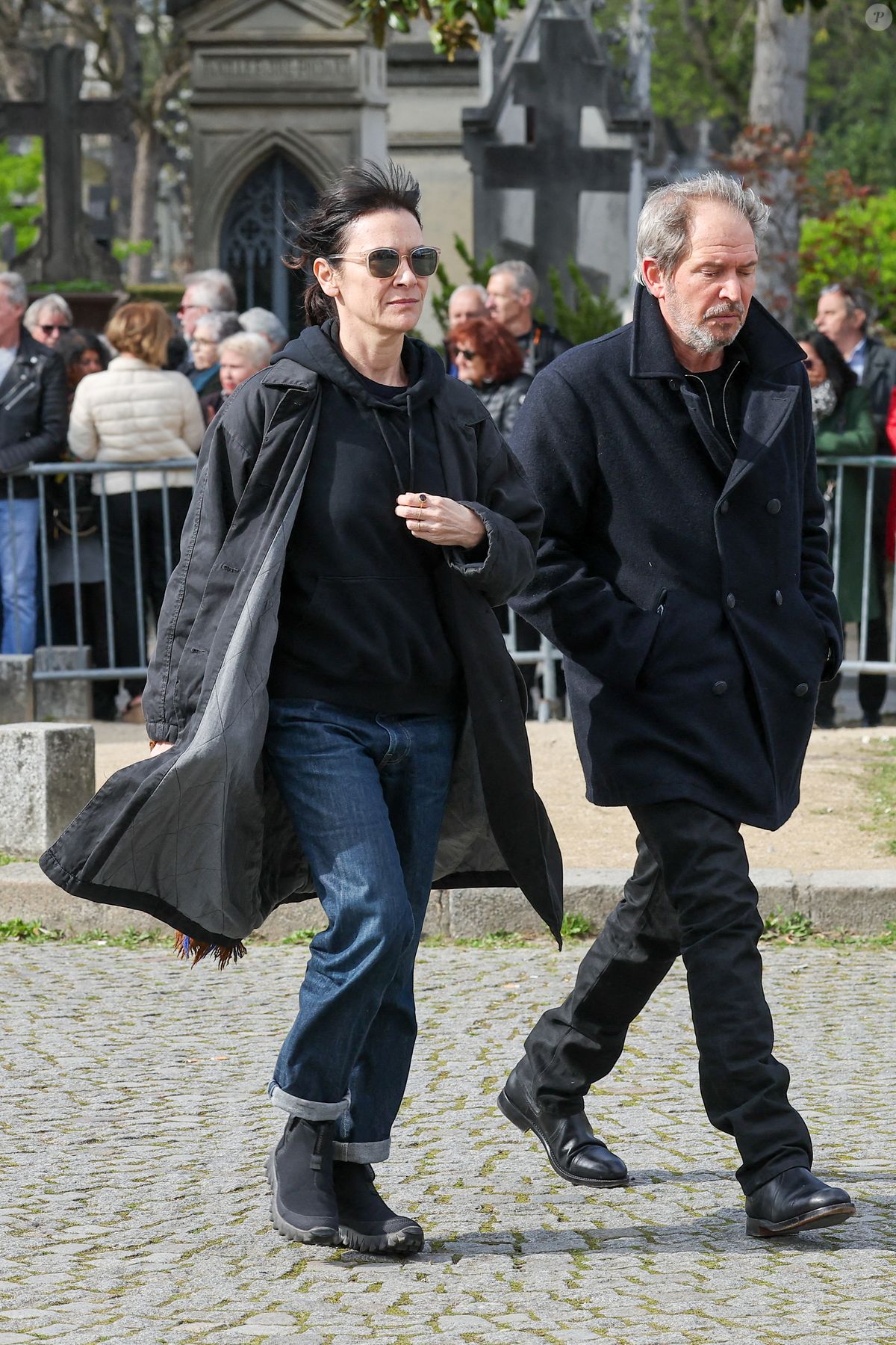 Photo : Géraldine Pailhas et son mari Christopher Thompson aux arrivées ...