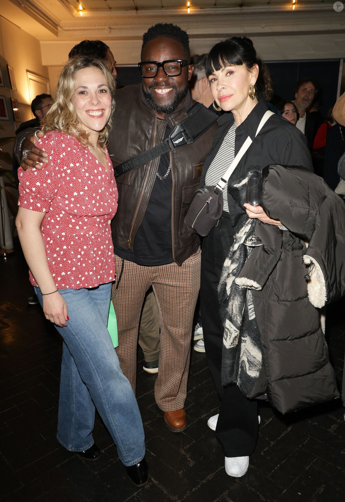 Photo : Exclusif - Alysson Paradis, Sly Johnson, Mathilda May lors de la générale de la pièce ...