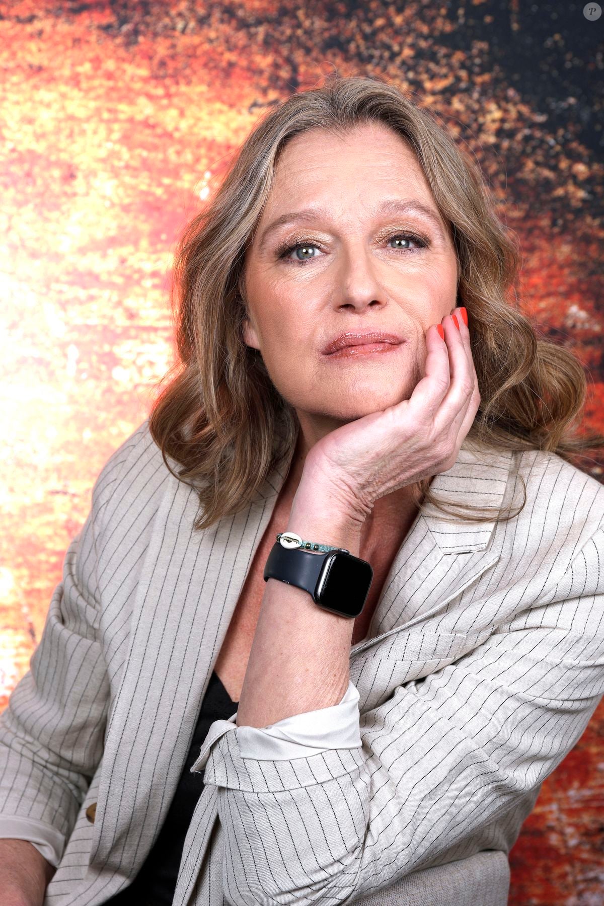 Photo : Portrait de Valérie Pascale lors de l'enregistrement de l ...