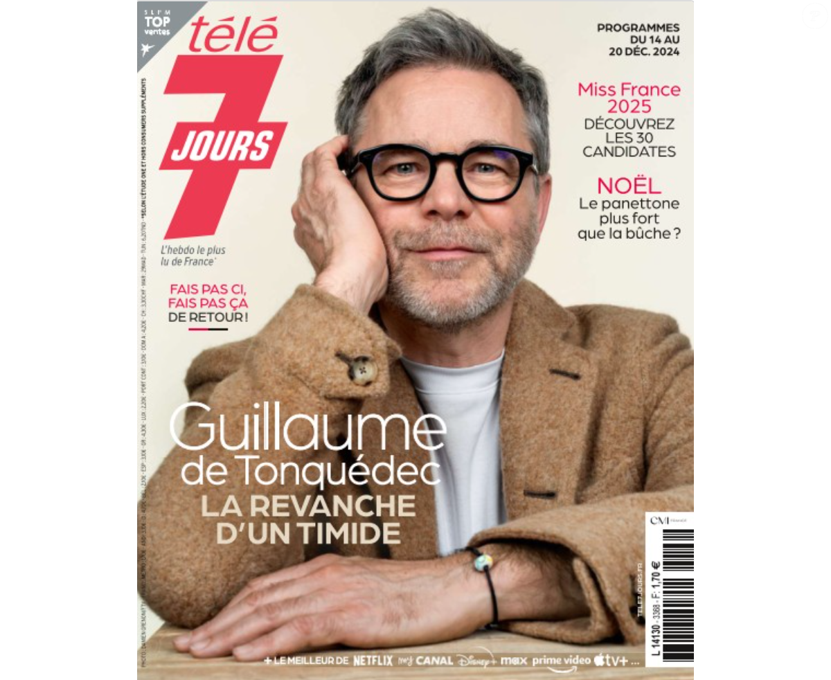 Photo : Couverture du magazine Télé 7 Jours paru le lundi 9 décembre ...