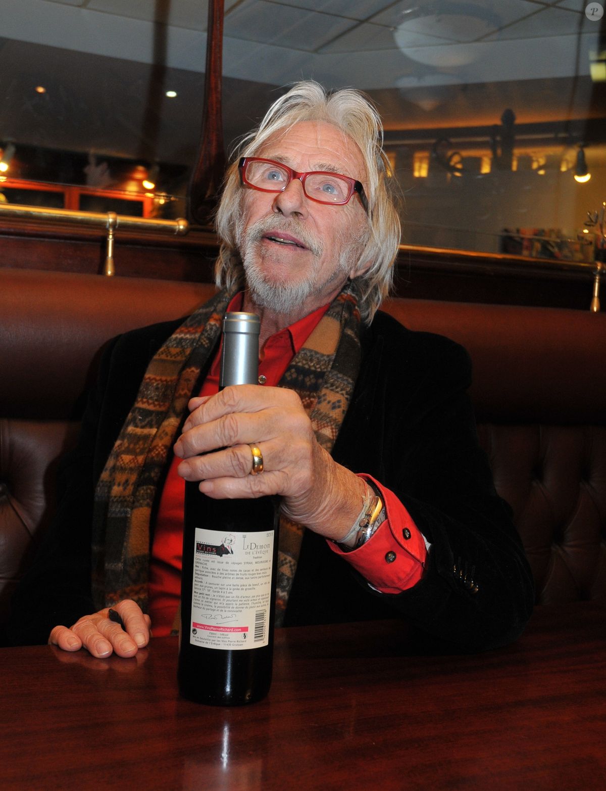 Photo : L'acteur y produit notamment du vin Le comedien francais Pierre ...