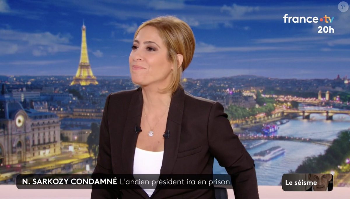 Photo : Capture d'écran du JT de 20 heures de France 2 - Purepeople